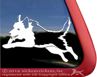 Vit Schafer on Board Car Window Sticker White Shepherd Schaefer Schäfer ...