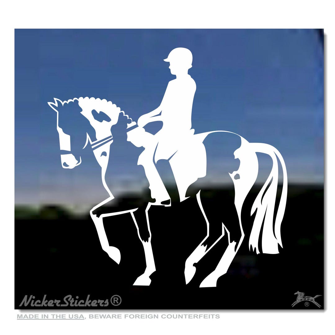 Custom Dressage APHA Paint Horse Rider | Choose Size, Color, Add Text ...