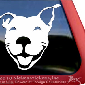 Smiling Pit Bull DC281PL Smiling Pit Bull Terrier Dog Window Tablet ...