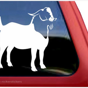 Boer Goat | DC766PL | High Quality Adhesive Vinyl Window Decal Sticker ...