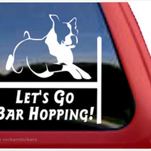 Let's Go Bar Hopping! | DC655BAR | High Quality Adhesive Vinyl Boxer ...