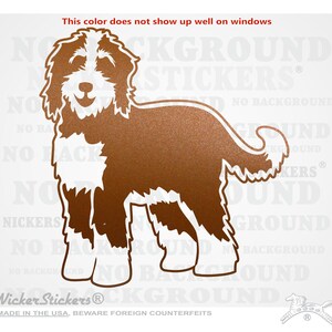 Custom Bernedoodle Decal | Choose Size, Color, Add Text | High Quality ...
