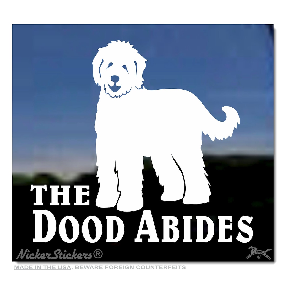 The Dood Abides | Goldendoodle Labradoodle Big Lebowski Dog Vinyl ...