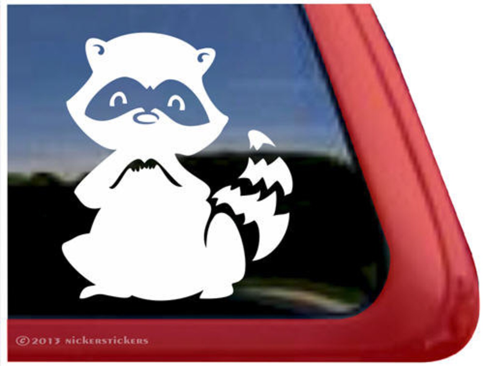 Raccoon Male | DC259PLL-M | High Quality Adhesive Vinyl Window Decal ...