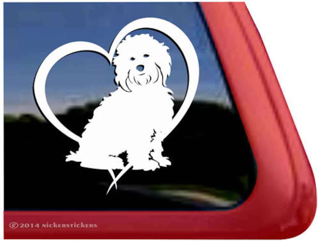 Cockapoo Love | DC833HRT | High Quality Adhesive Vinyl Cocker Spaniel ...