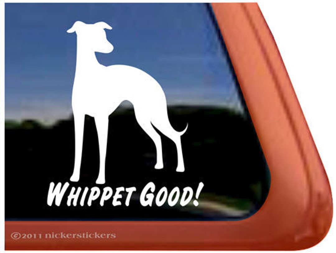 Whippet Good! | DC513SP1 | High Quality Adhesive Vinyl Whippet Window ...