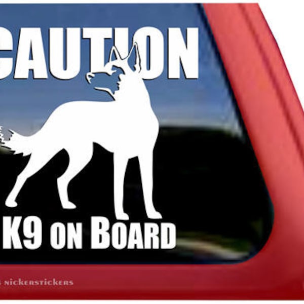 Caution K9 Decal - Etsy