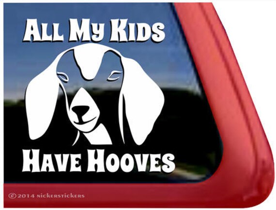 All My Kids Have Hooves DC226KIDS High Quality Adhesive | Etsy