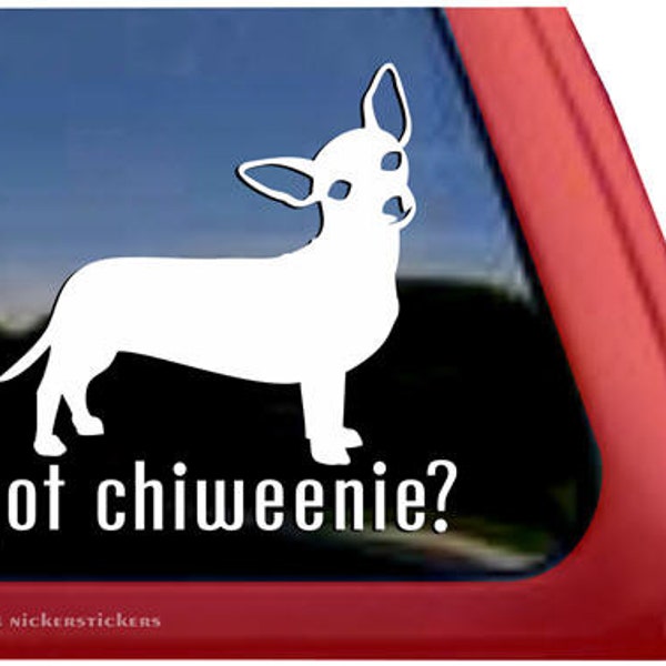 Chiweenie Decal - Etsy