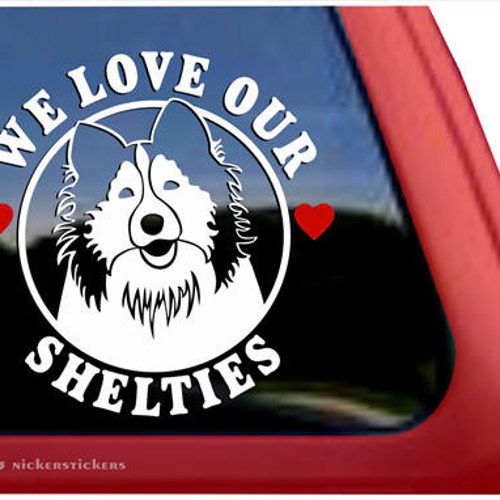 Sheltie Mom DC383MOM High Quality Adhesive Vinyl Window | Etsy