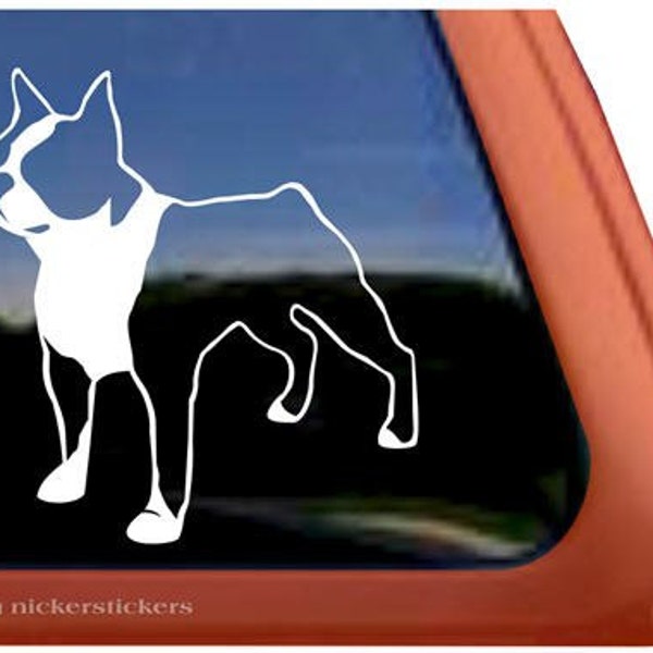 Boston Terrier Decal - Etsy