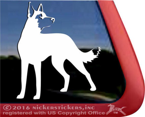 Belgian Malinois Decal DC313PL High Quality Adhesive Dog - Etsy