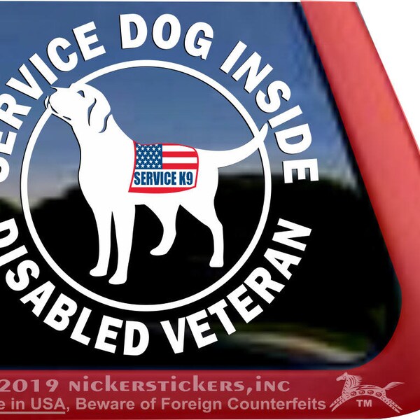 Disabled Veteran Decal - Etsy