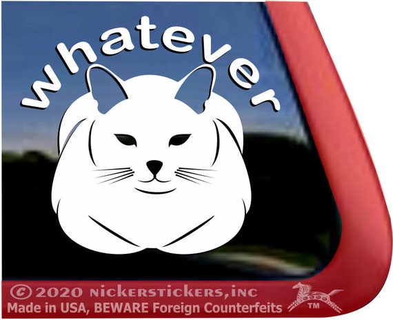Whatever Kitty DC1344SP1 High Quality Adhesive Cat Vinyl | Etsy