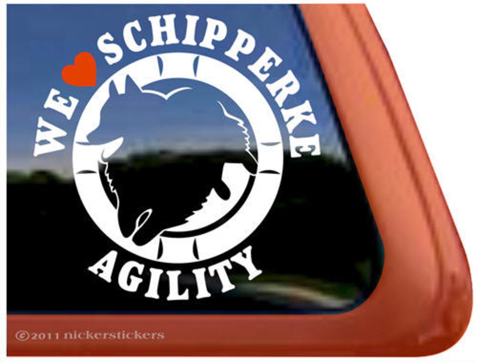 We Love Schipperke Agility DC605HEA High Quality Adhesive | Etsy