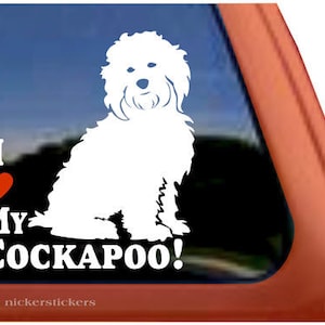 I Love My Cockapoo! | DC833HEA | High Quality Adhesive Vinyl Cocker ...