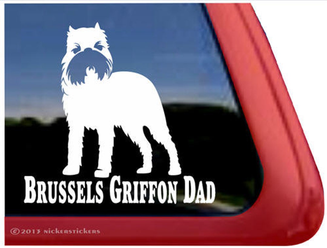 Brussels Griffon Dad | DC730DAD | High Quality Adhesive Vinyl Brussels ...