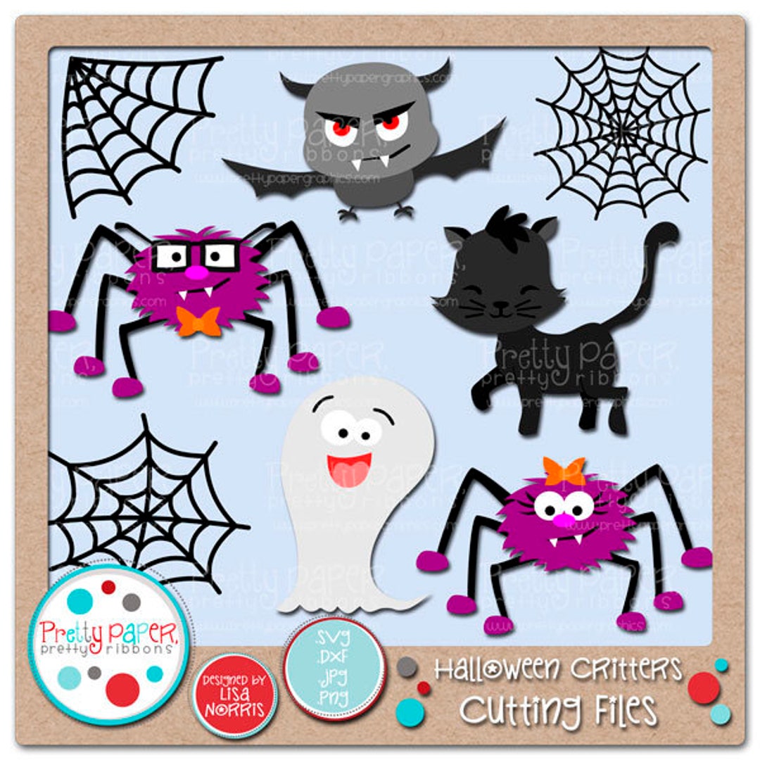 Halloween Critters Cutting Files & Clip Art - Instant Download - Etsy