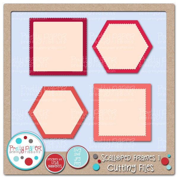 Scalloped Frames - Etsy