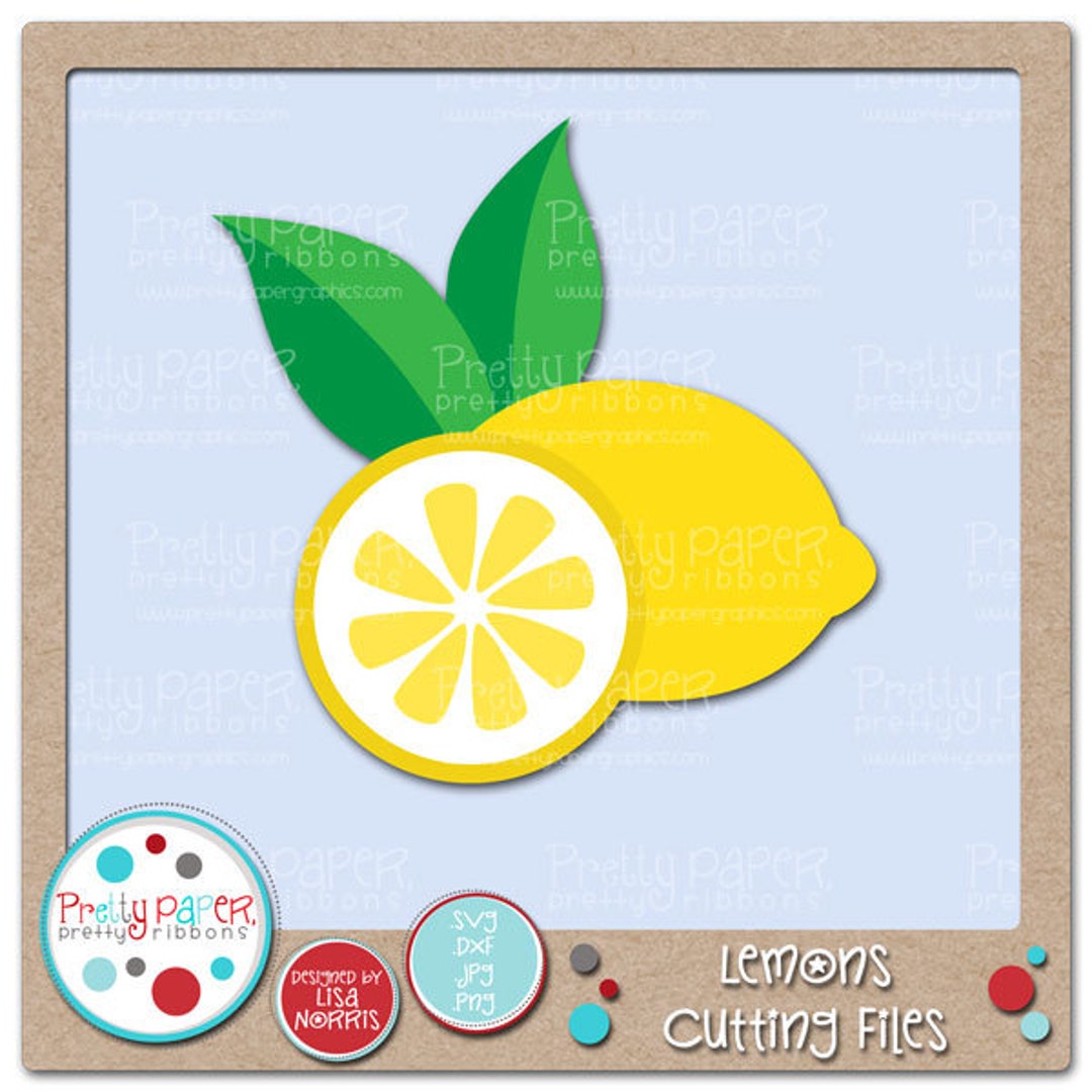 Lemons Cutting Files & Clip Art - Instant Download - Etsy