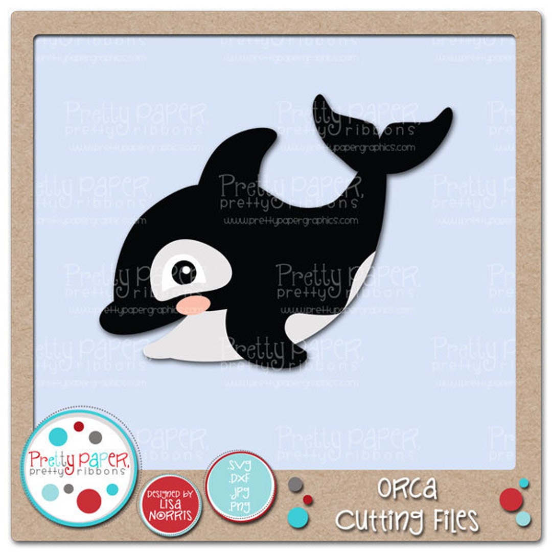 Orca Cutting Files & Clip Art - Instant Download - Etsy