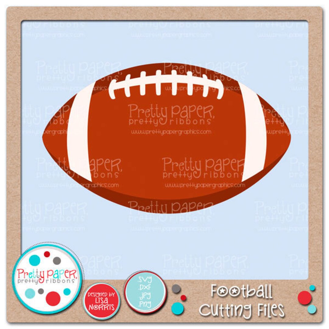 Football Cutting Files & Clip Art - Instant Download - Etsy