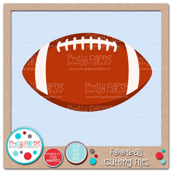 Football Cutting Files & Clip Art Instant Download | Etsy