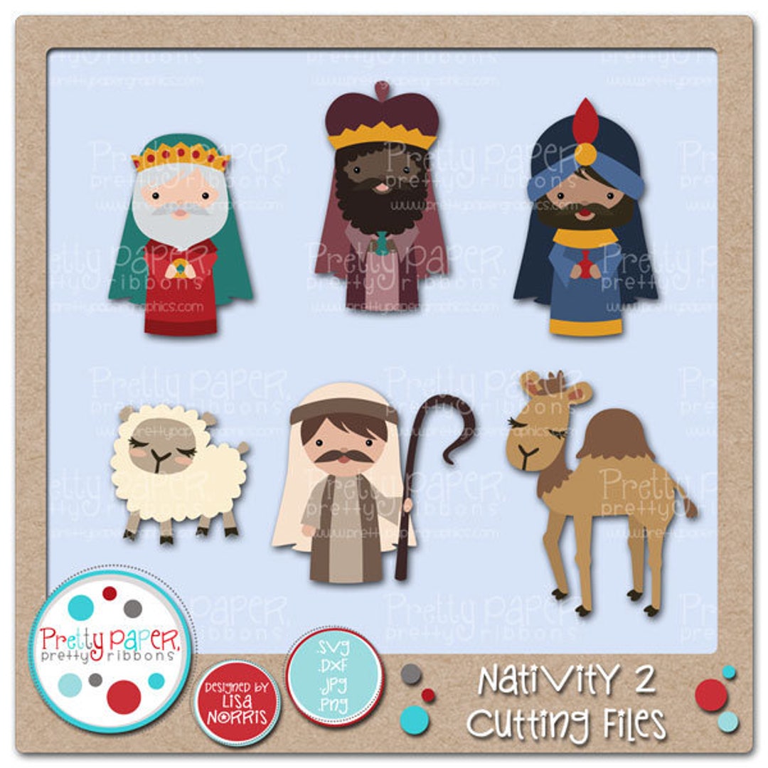 Nativity 2 Cutting Files & Clip Art - Instant Download - Etsy