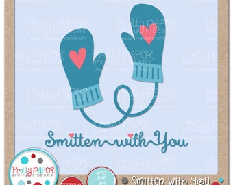 Smitten With the Mitten Svg - Etsy