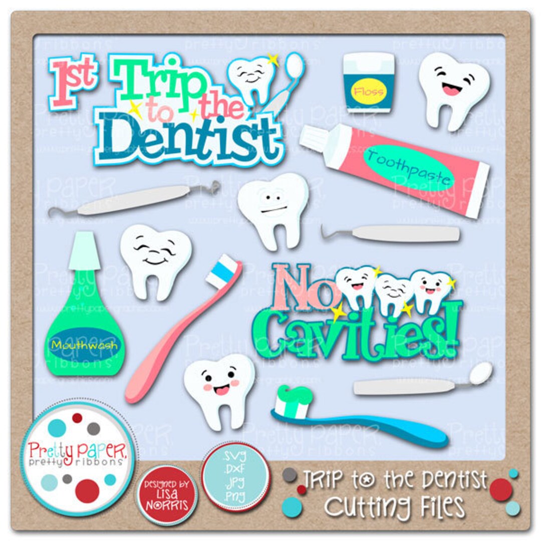 Trip to the Dentist Cutting Files & Clip Art - Instant Download - Etsy