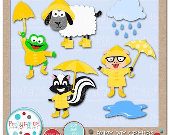 Rainy Day Clip Art - Etsy