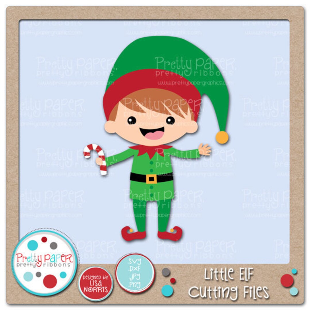 Little Elf Cutting Files & Clip Art - Instant Download - Etsy