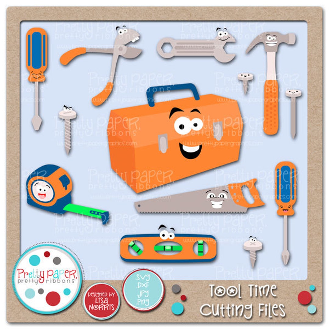 Tool Time Cutting Files & Clip Art - Instant Download - Etsy
