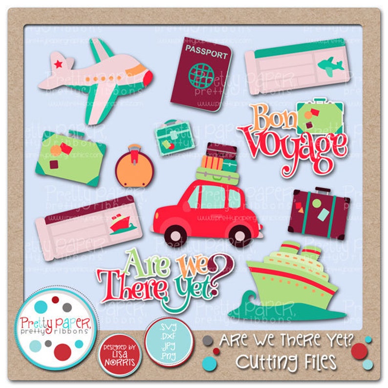 Are We There yet Cutting Files & Clip Art - Instant Download - Etsy