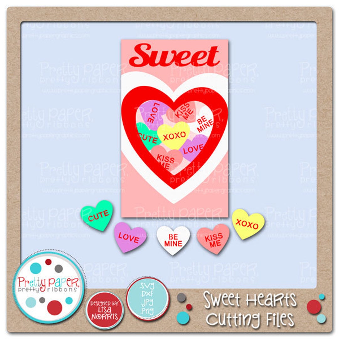 Sweet Hearts Cutting Files & Clip Art - Instant Download - Etsy