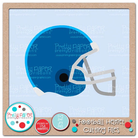 Football Helmet Cutting Files & Clip Art Instant Download - Etsy