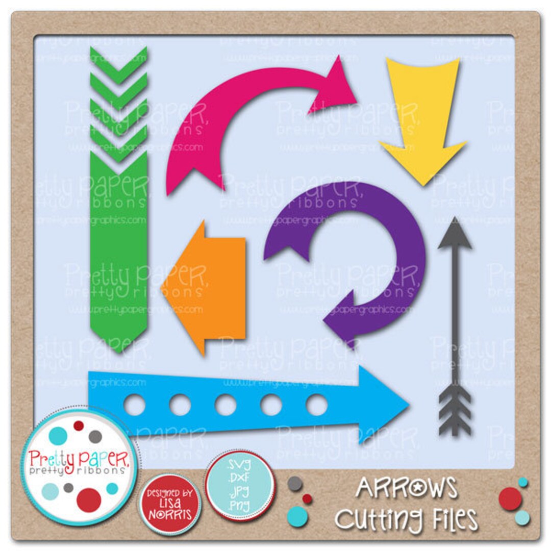 Arrows Cutting Files & Clip Art - Instant Download - Etsy