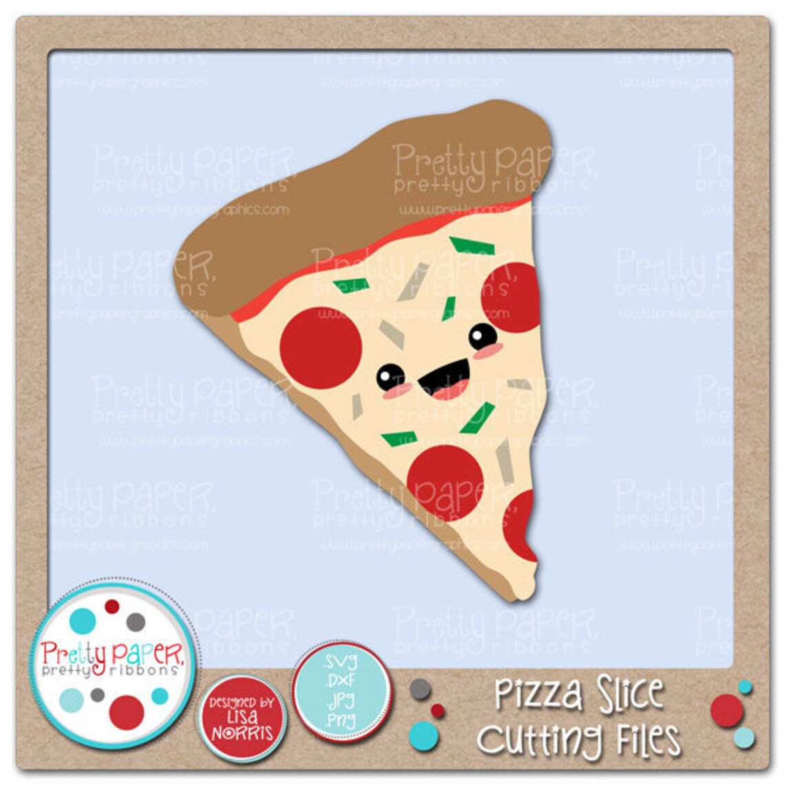 Pizza Slice Cutting Files & Clip Art Instant Download - Etsy