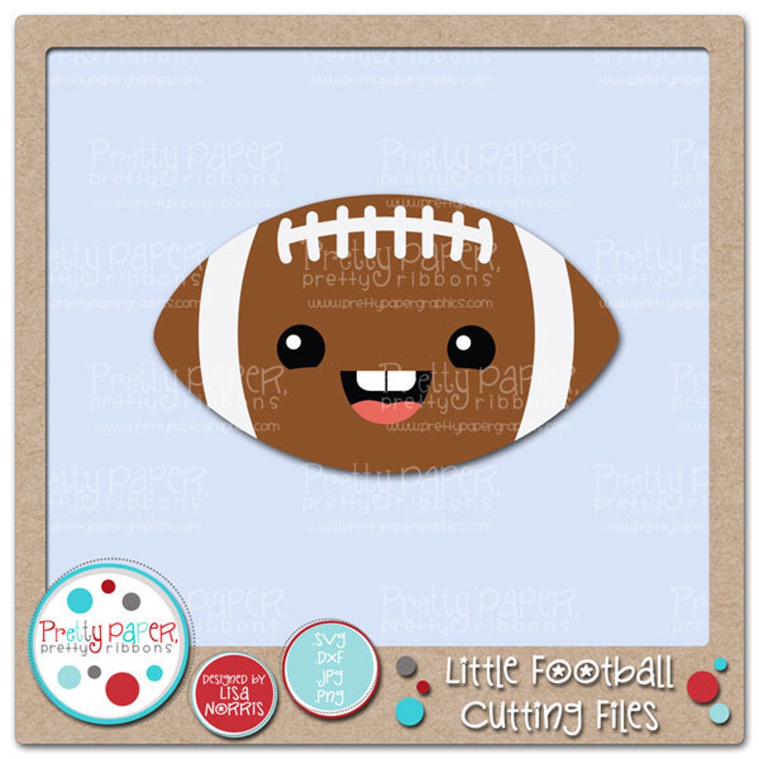 Little Football Cutting Files & Clip Art - Instant Download - Etsy