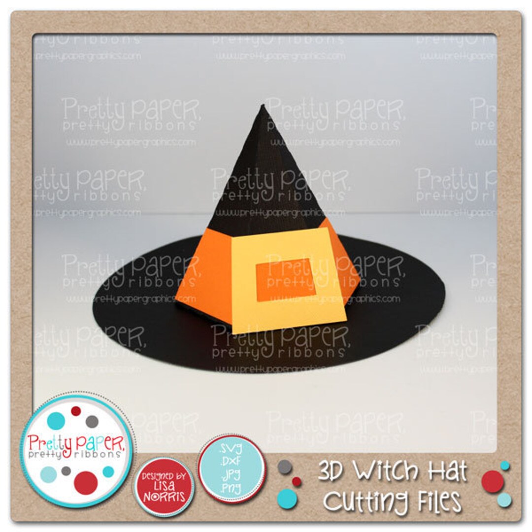 3D Witch Hat Cutting Files - Instant Download - Etsy
