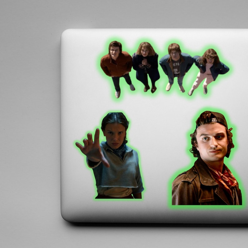 Stranger Things Inspired Stickers | Netflix Series Fan Art | Digital ...