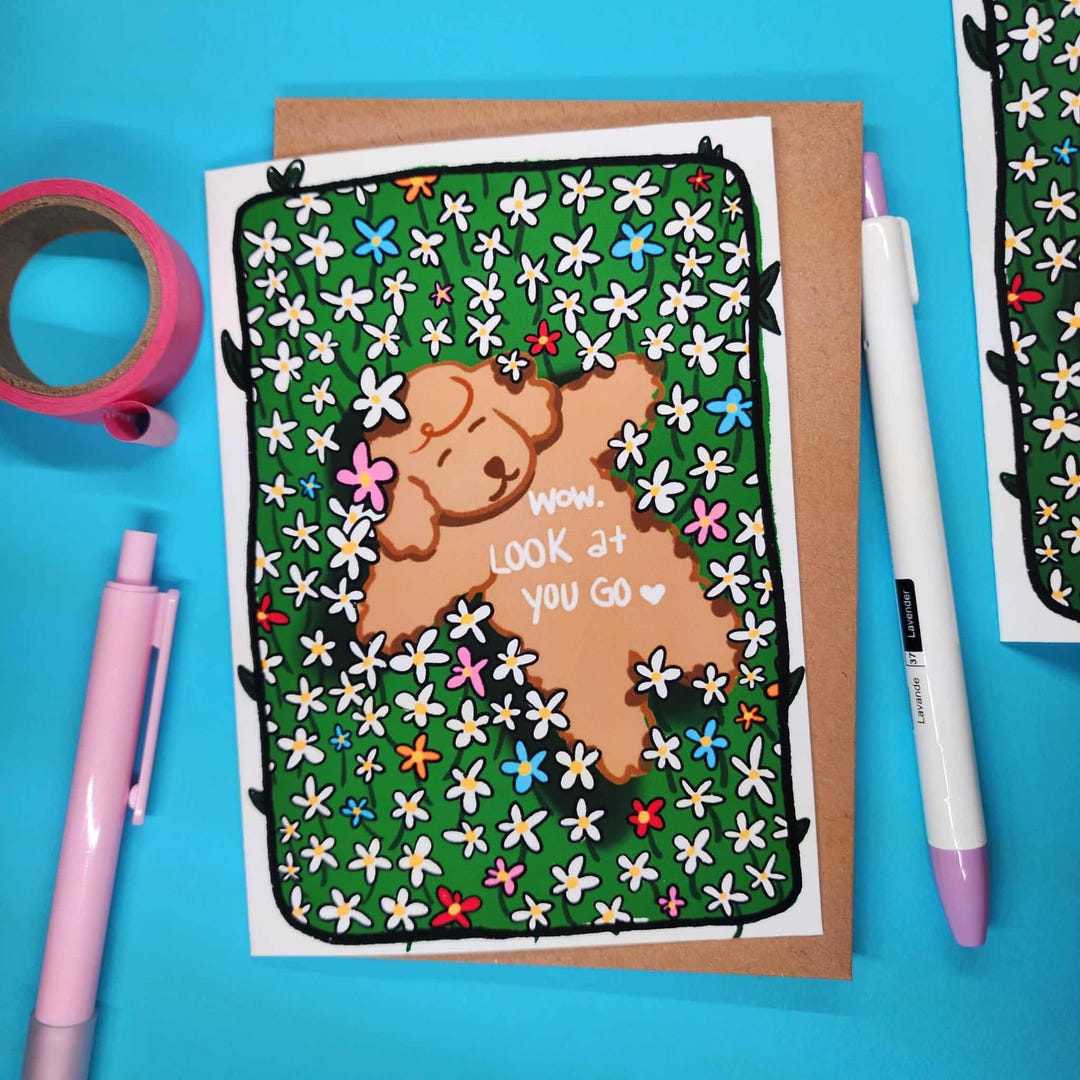 Wow, Look at You Go Greeting Card - Etsy