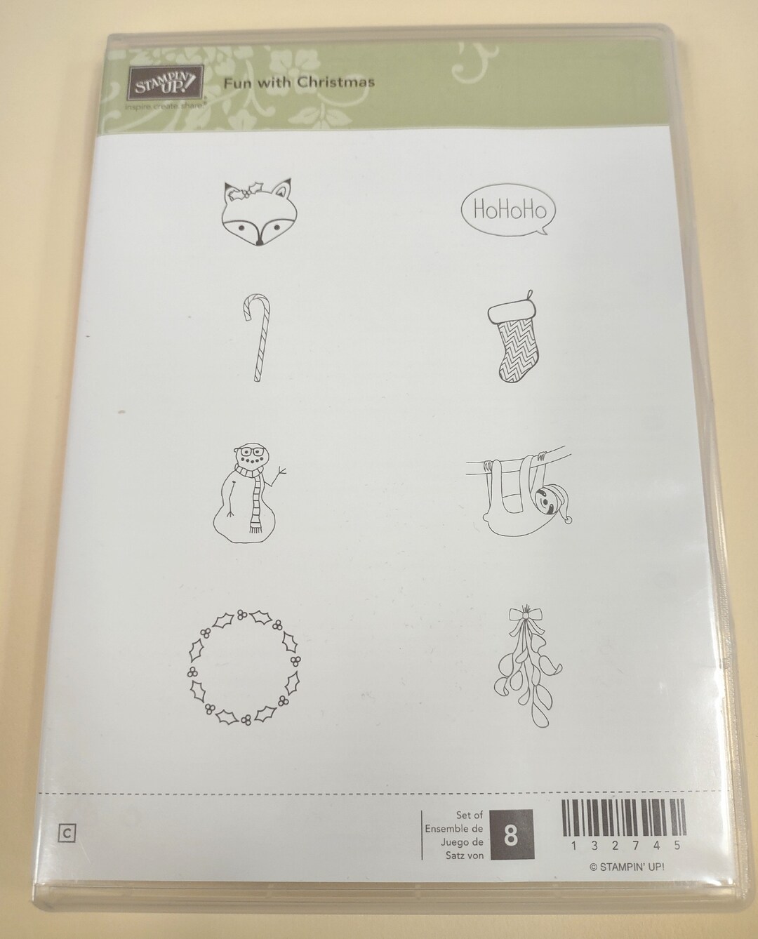 Fun With Christmas Stamp Set Stampin’ up Sentiment Word Stamp Set for ...