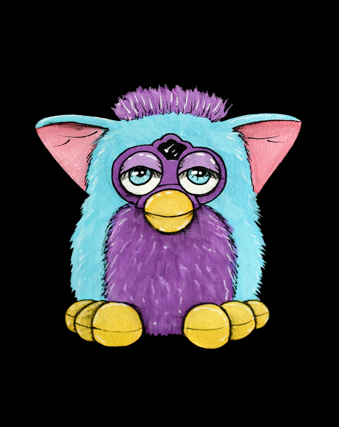 Furby Fan Art - Art Print - Etsy