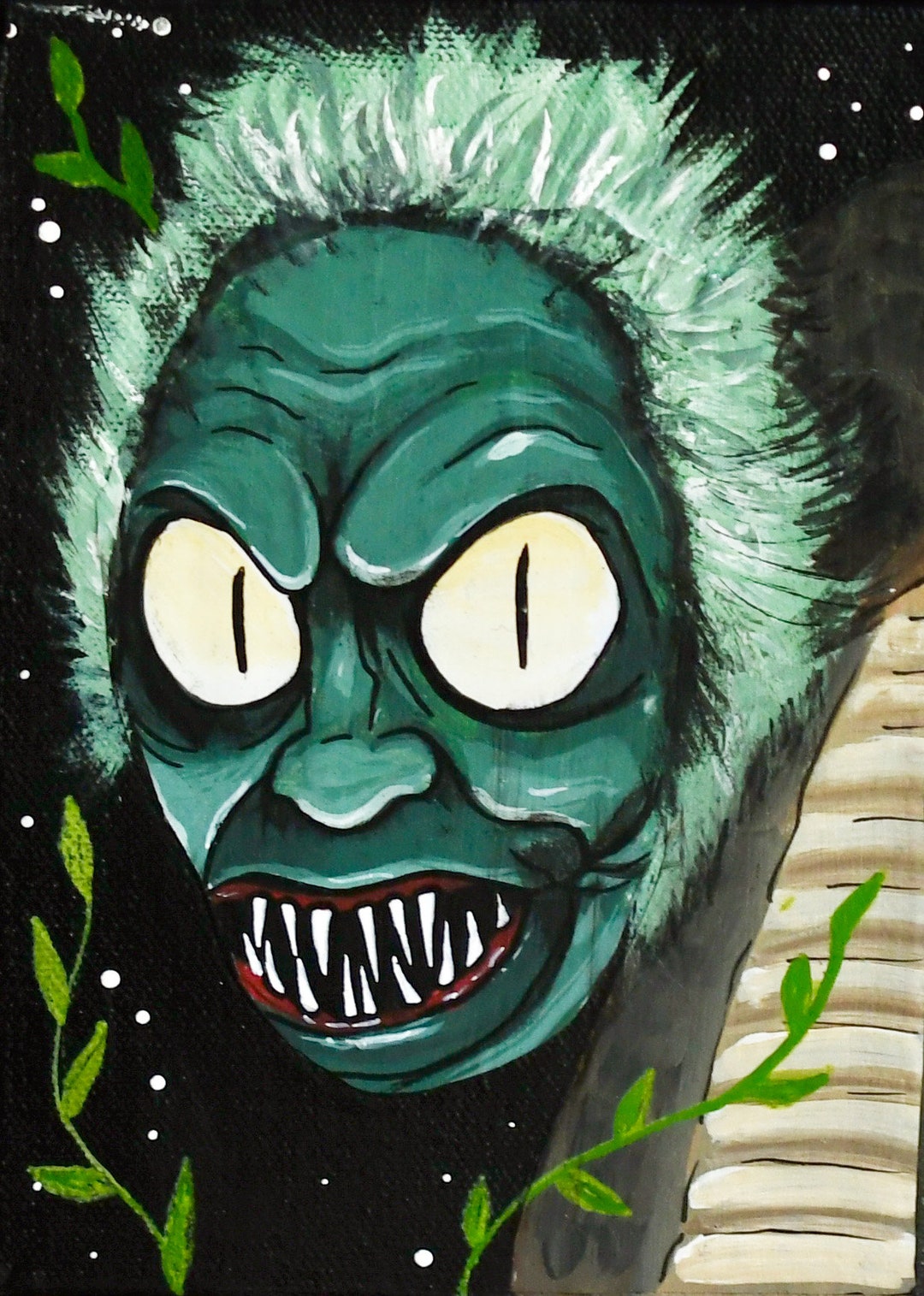 Beetlejuice Fan Art Art Print Etsy