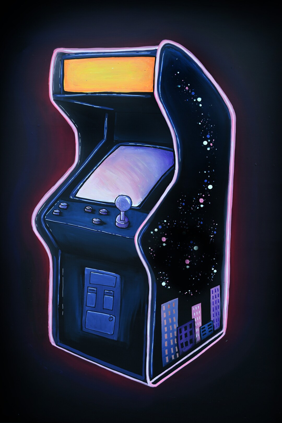 Arcade Machine - Art Print - Etsy