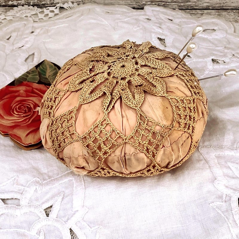 Antique Pin Cushion - Etsy