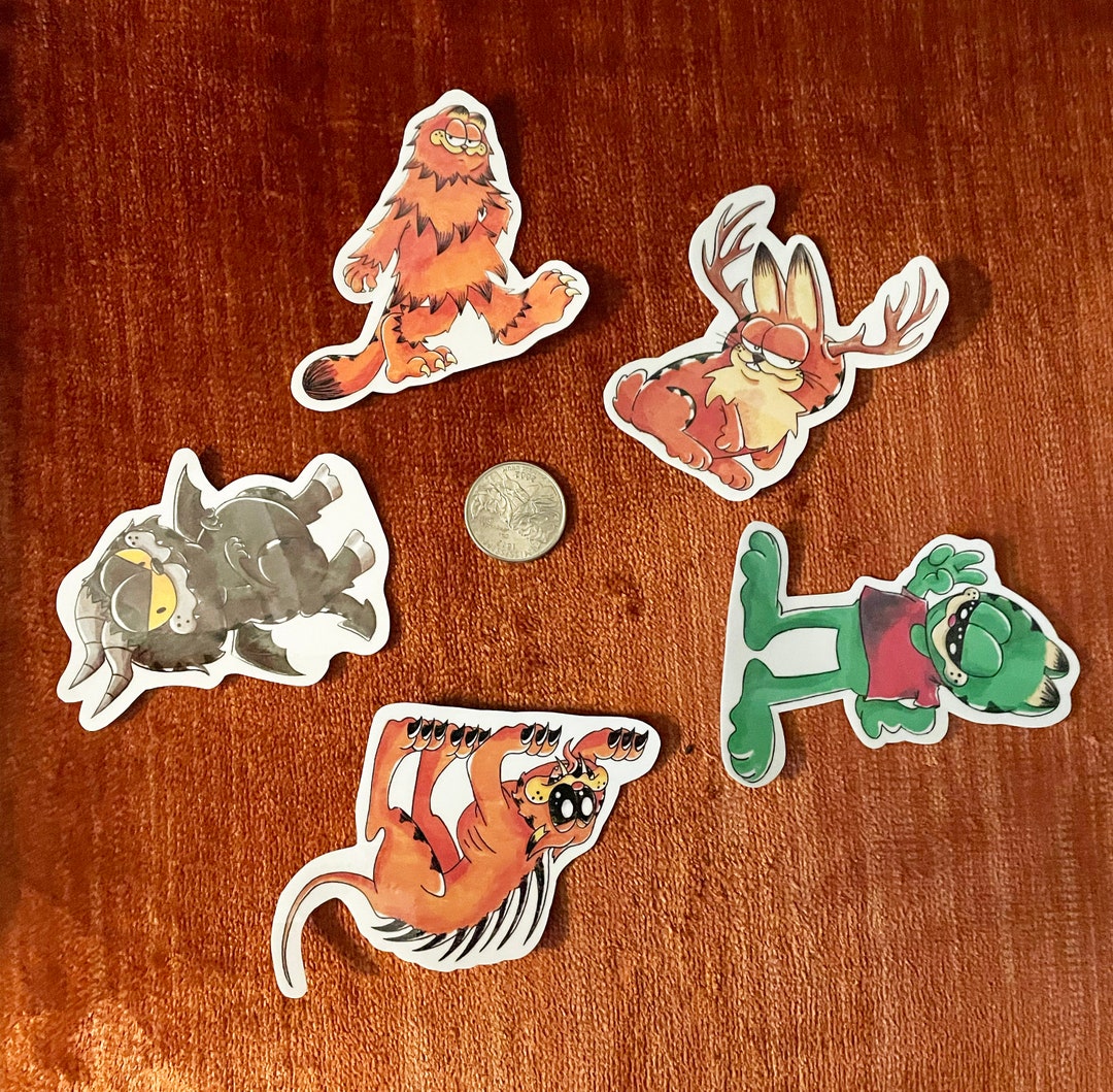 Garfield Cryptids Sticker Set VOL 2 - Etsy