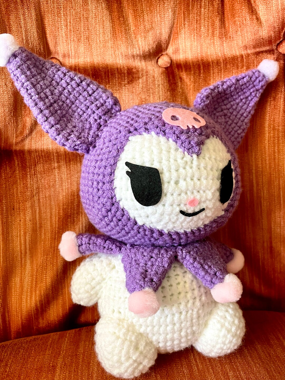 Kuromi Purple Var. Crochet Amigurumi Plush - Etsy