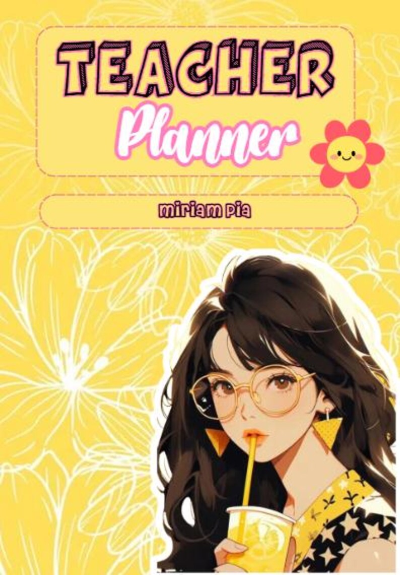 Editable and Printable Teacher Planner - Etsy